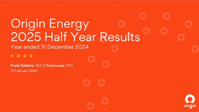 Origin Energy Limited 2025 Q2 - Results - Earnings Call Presentation ...