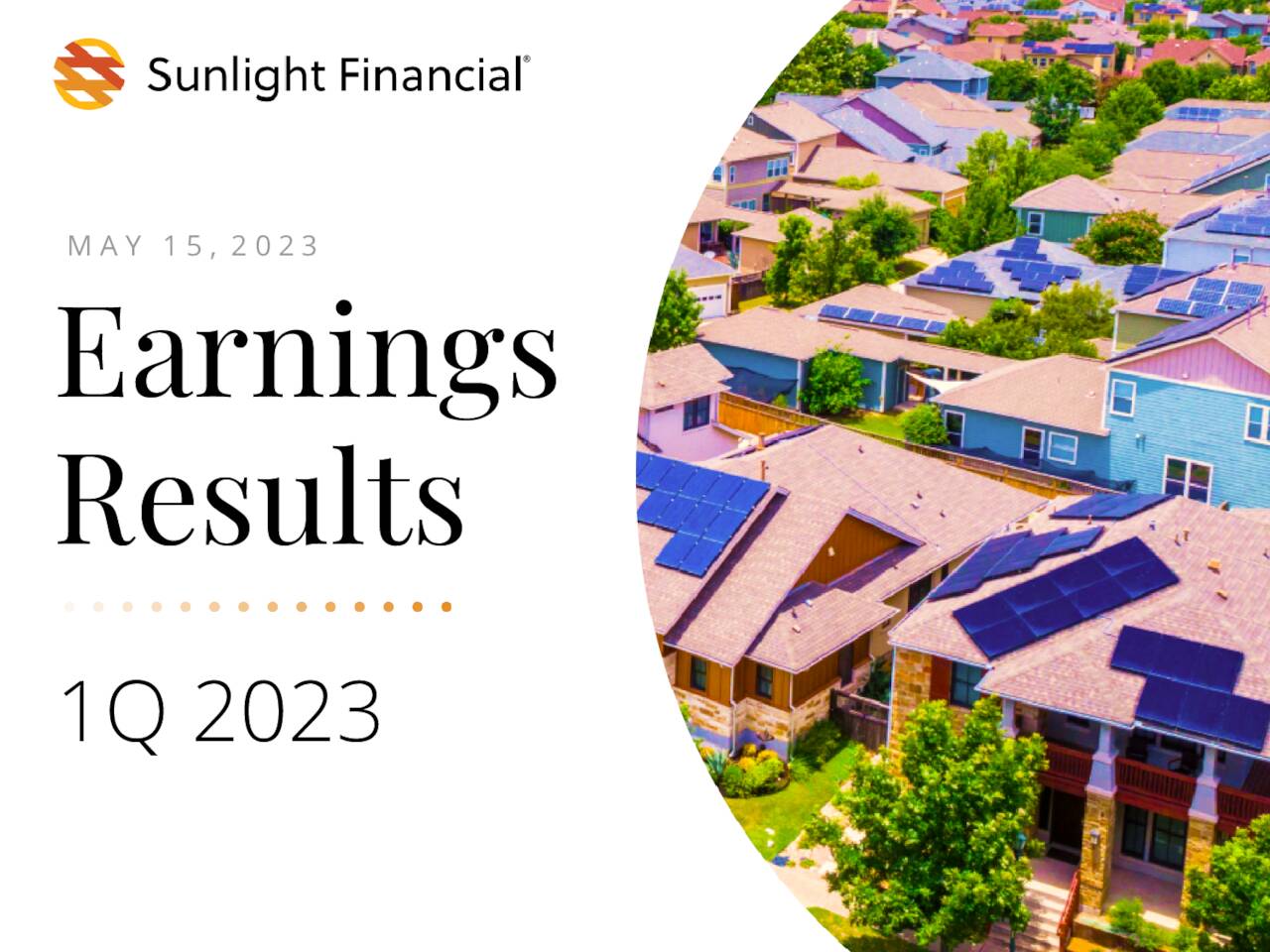 Sunlight Financial Holdings Inc. 2023 Q1 - Results - Earnings Call Presentation (OTCMKTS:SUNLQ ...