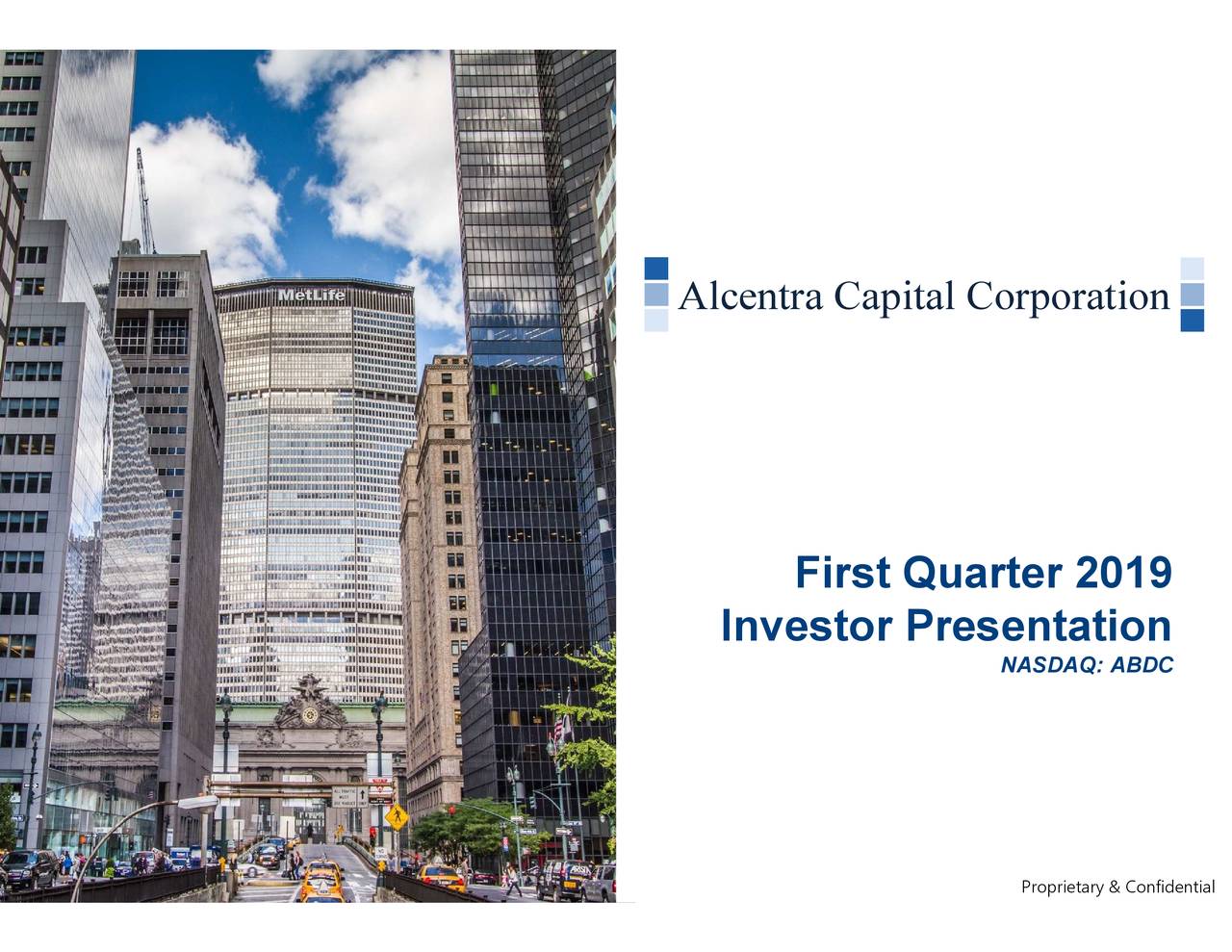 Alcentra Capital Corporation 2019 Q1 - Results - Earnings Call Slides (NASDAQ:ABDC-DEFUNCT ...