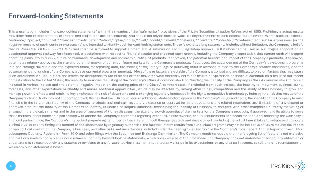 ProKidney Corp. (PROK) Presents at 44th Annual J.P. Morgan Healthcare ...