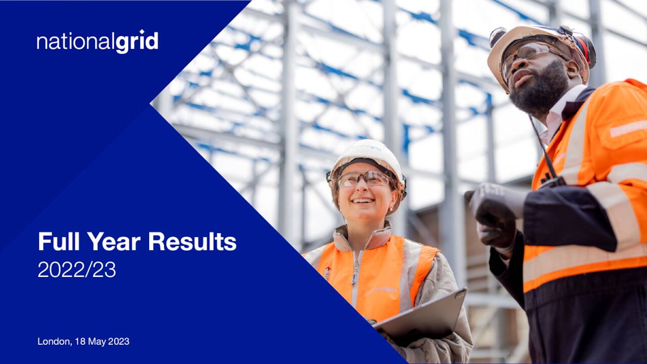 National Grid plc 2023 Q4 - Results - Earnings Call Presentation (NYSE ...
