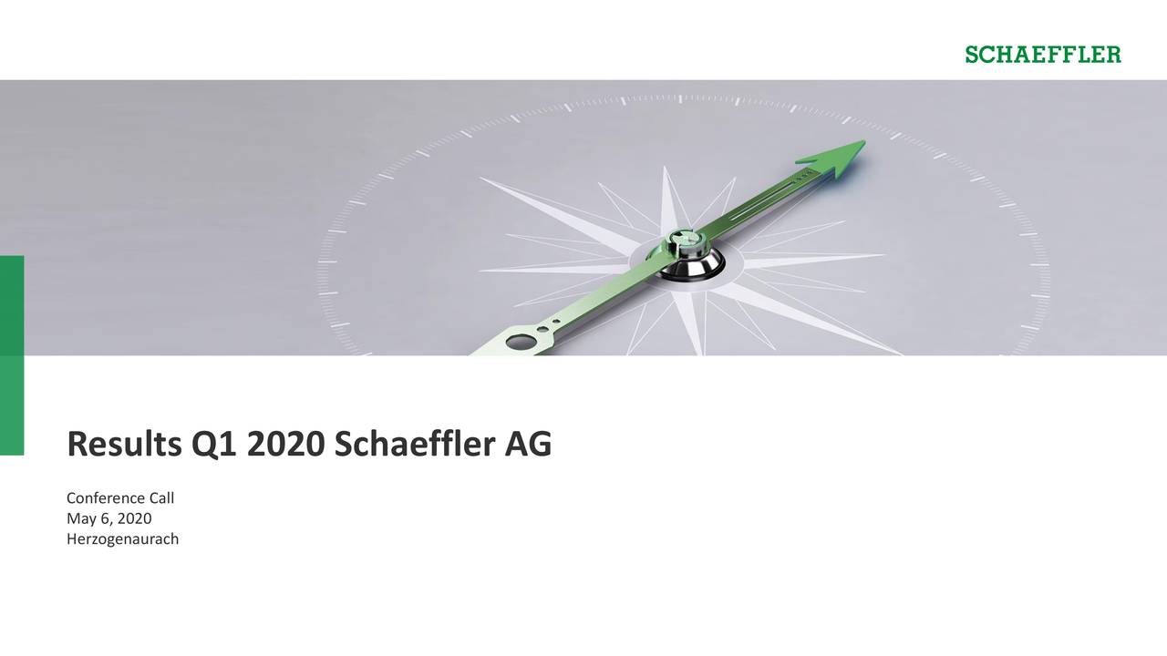 Schaeffler AG Bearer Shares 2020 Q1 - Results - Earnings Call Presentation (OTCMKTS:SCAFF ...