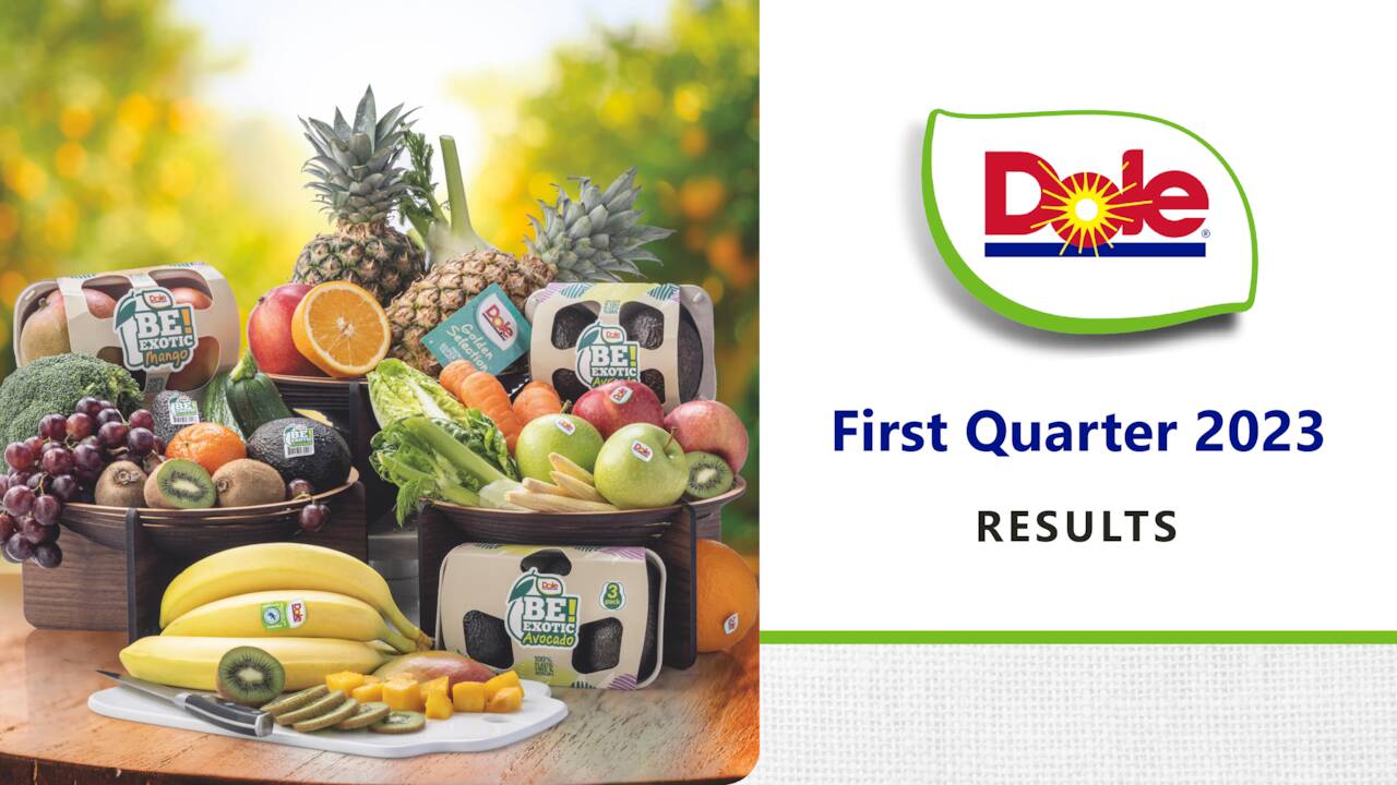 Dole plc 2023 Q1 - Results - Earnings Call Presentation (NYSE:DOLE ...