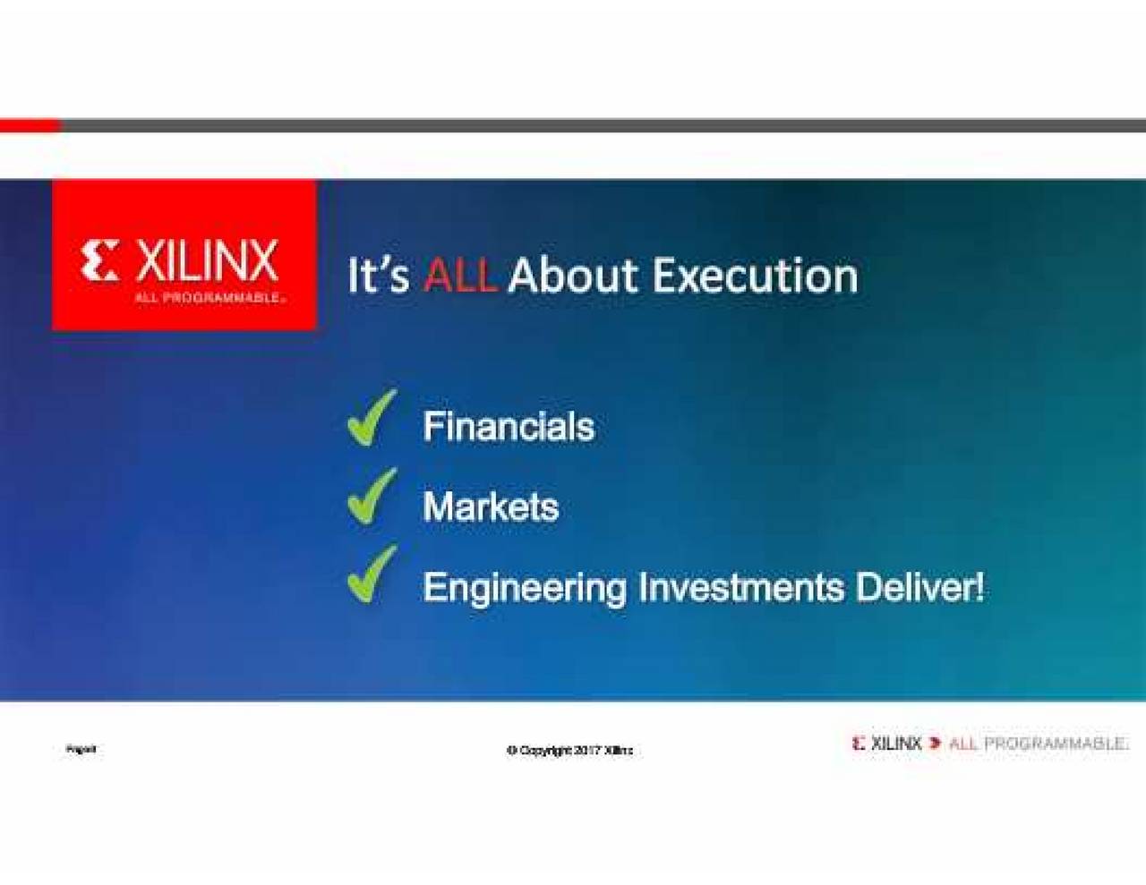 Xilinx (XLNX) Investor Presentation - Slideshow (NASDAQ:AMD) | Seeking ... Xilinx (XLNX) Investor Presentation - Slideshow (NASDAQ:AMD) | Seeking ...