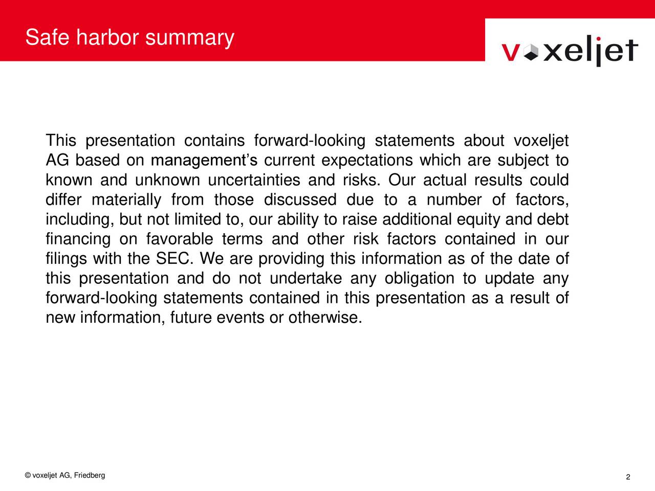 Voxeljet AG 2017 Q2 Results Earnings Call Slides NYSE VJET voxeljet-ag-2017-q2-results-earnings-call-slides-nyse-vjet