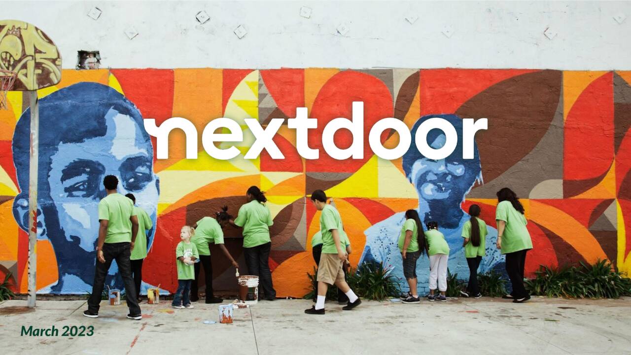 Nextdoor Holdings (KIND) Investor Presentation - Slideshow (NYSE:KIND) | Seeking Alpha