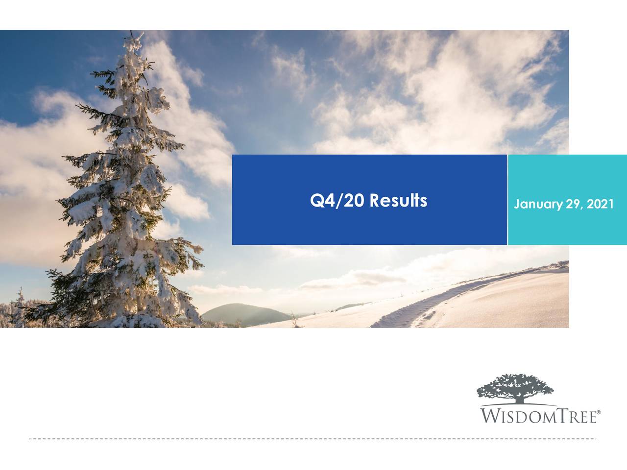 WisdomTree Investments, Inc. 2020 Q4 - Results - Earnings Call ...