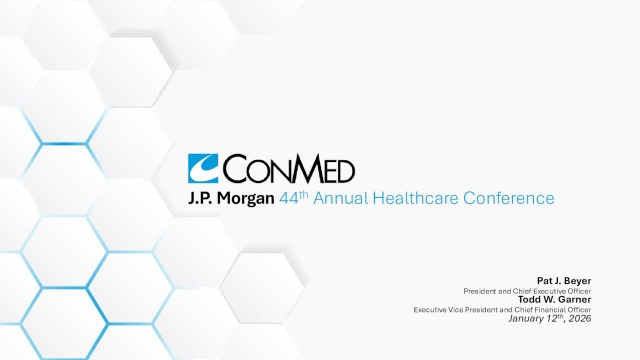 CONMED Corporation (CNMD) Presents at 44th Annual J.P. Morgan ...