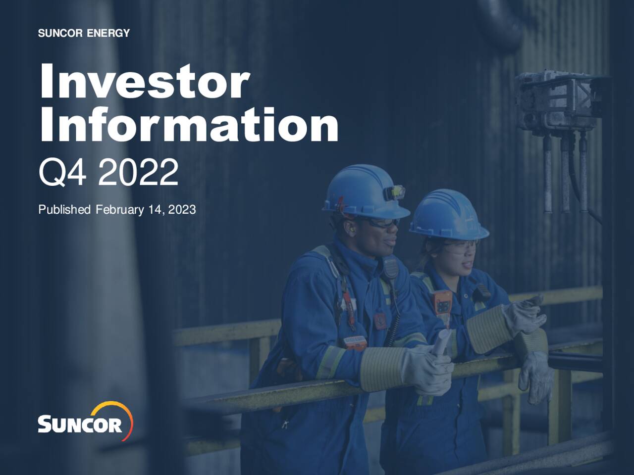 Suncor Energy Inc. 2022 Q4 - Results - Earnings Call Presentation (NYSE ...
