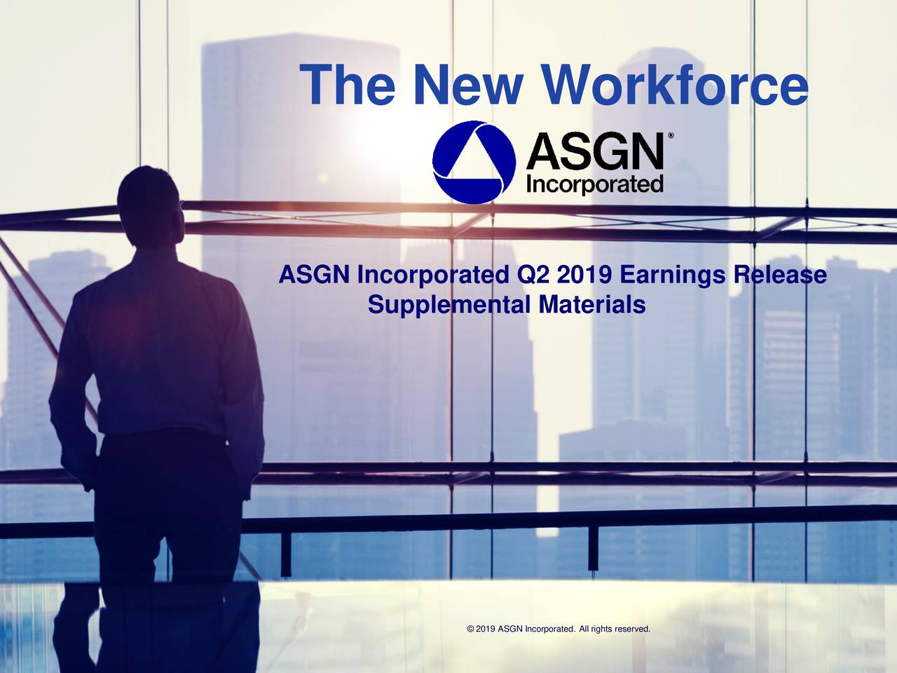 ASGN Incorporated 2019 Q2 - Results - Earnings Call Slides (NYSE:ASGN ...
