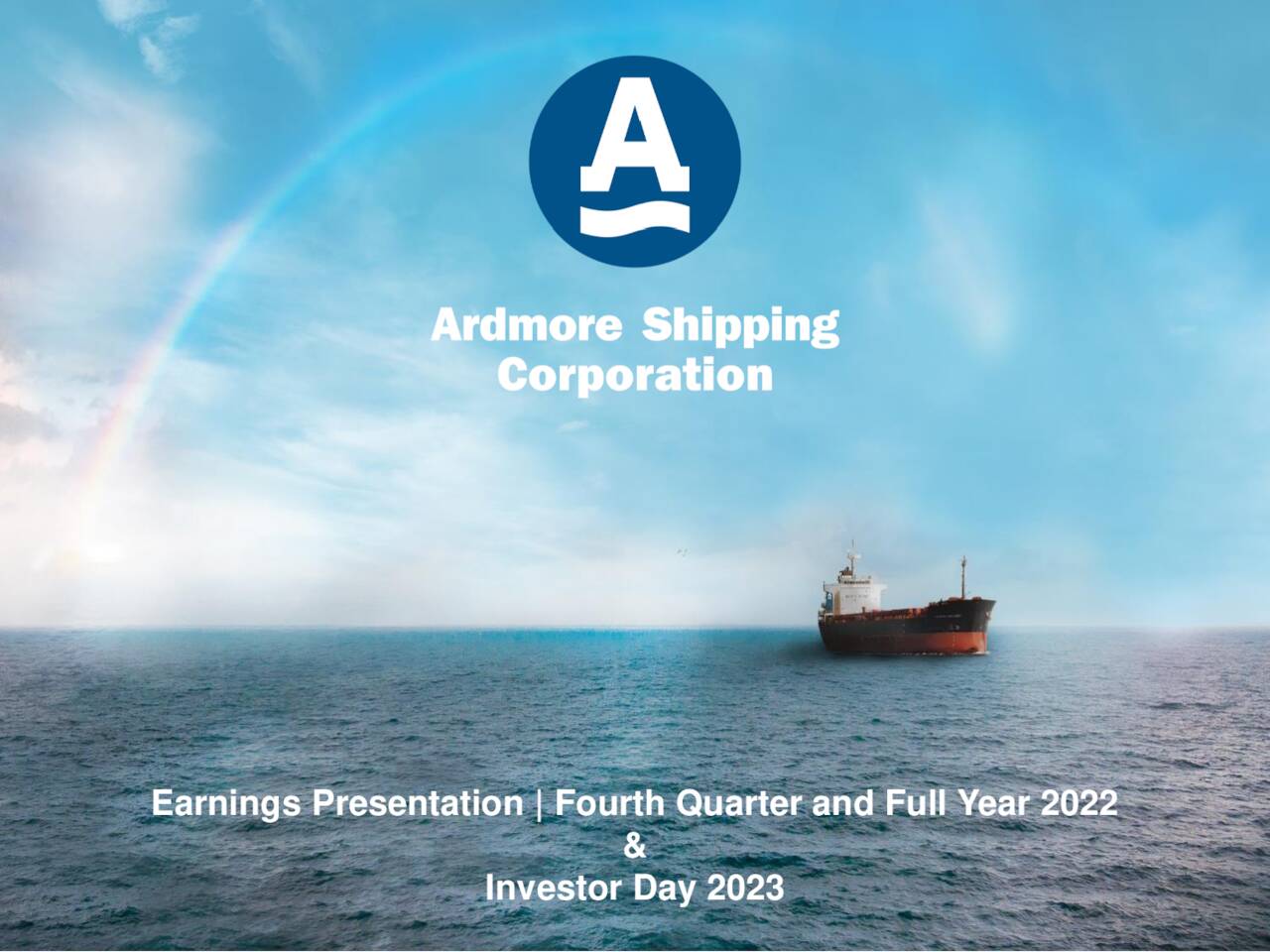 Ardmore Shipping Corporation 2022 Q4 - Results - Earnings Call ...