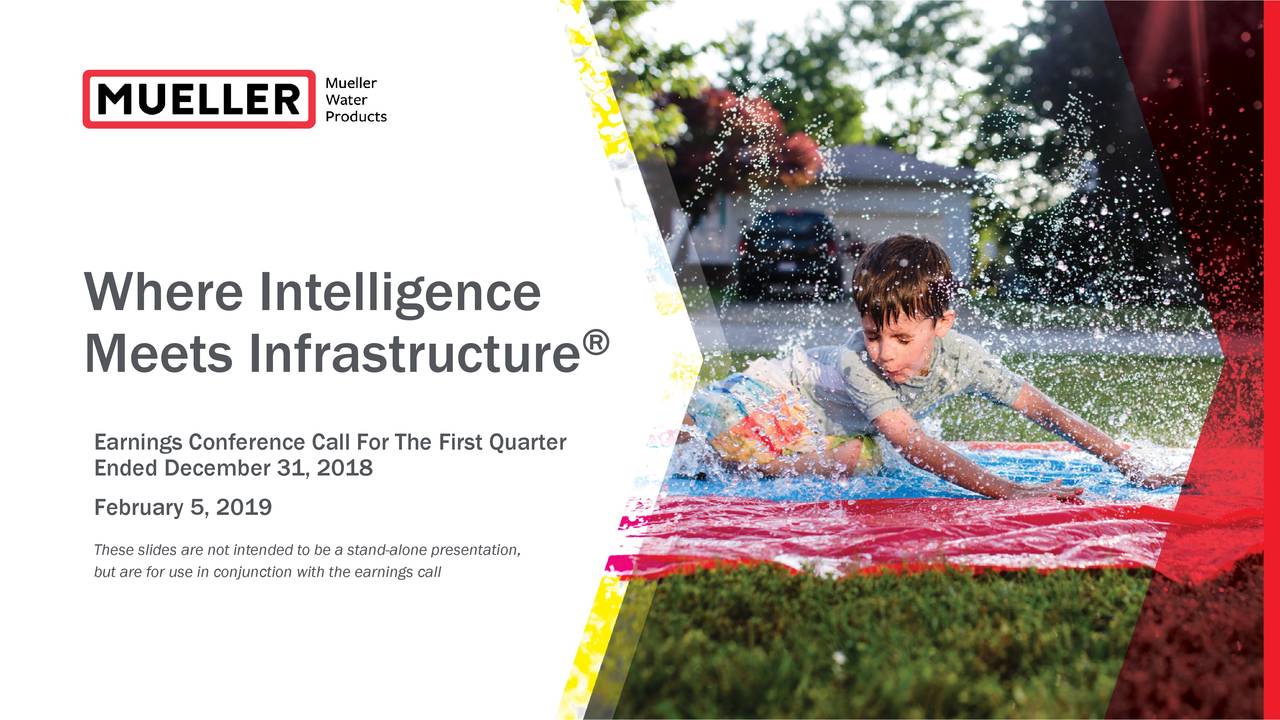 Mueller Water Products, Inc. 2019 Q1 - Results - Earnings Call Slides ...