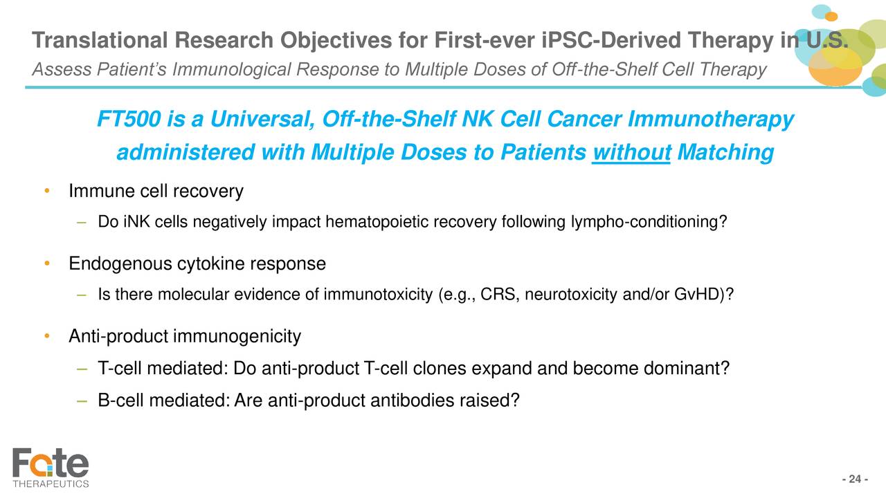 Forecasting 2020 For Fate Therapeutics (NASDAQ:FATE) | Seeking Alpha